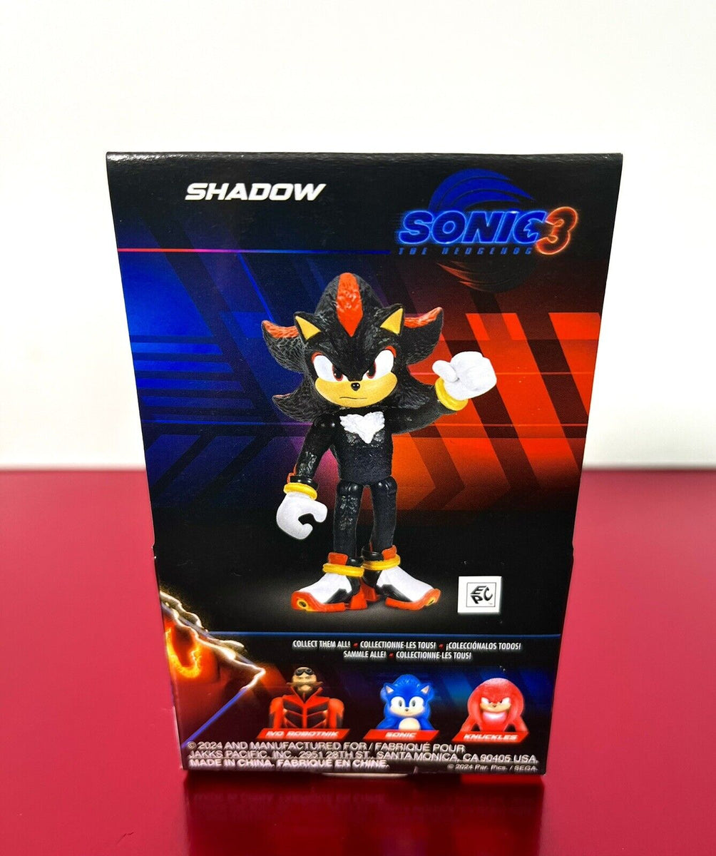 2024 JAKKS Pacific - Sonic the Hedgehog 3 - SHADOW THE HEDGEHOG 2.5in ...