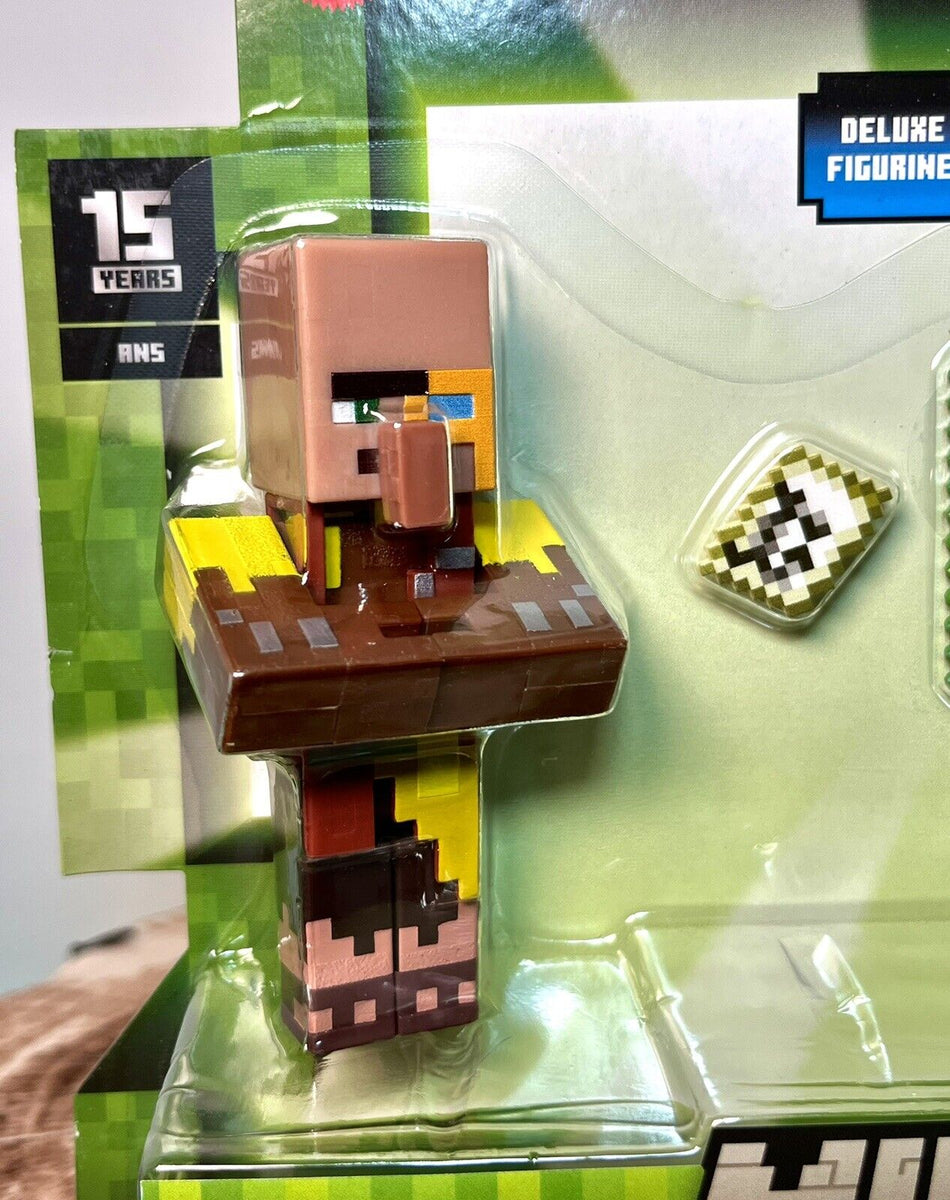 2024 Minecraft 15th Anniversary Figure 2-Pack: JUNGLE CARTOGRAPHER & P ...