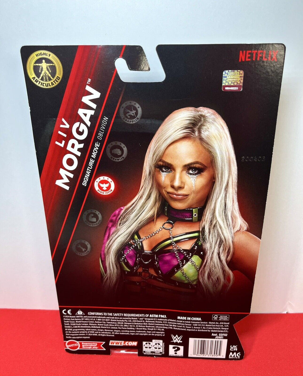 2024 WWE Main Event Raw in Netflix Series - LIV MORGAN Action Figure ...