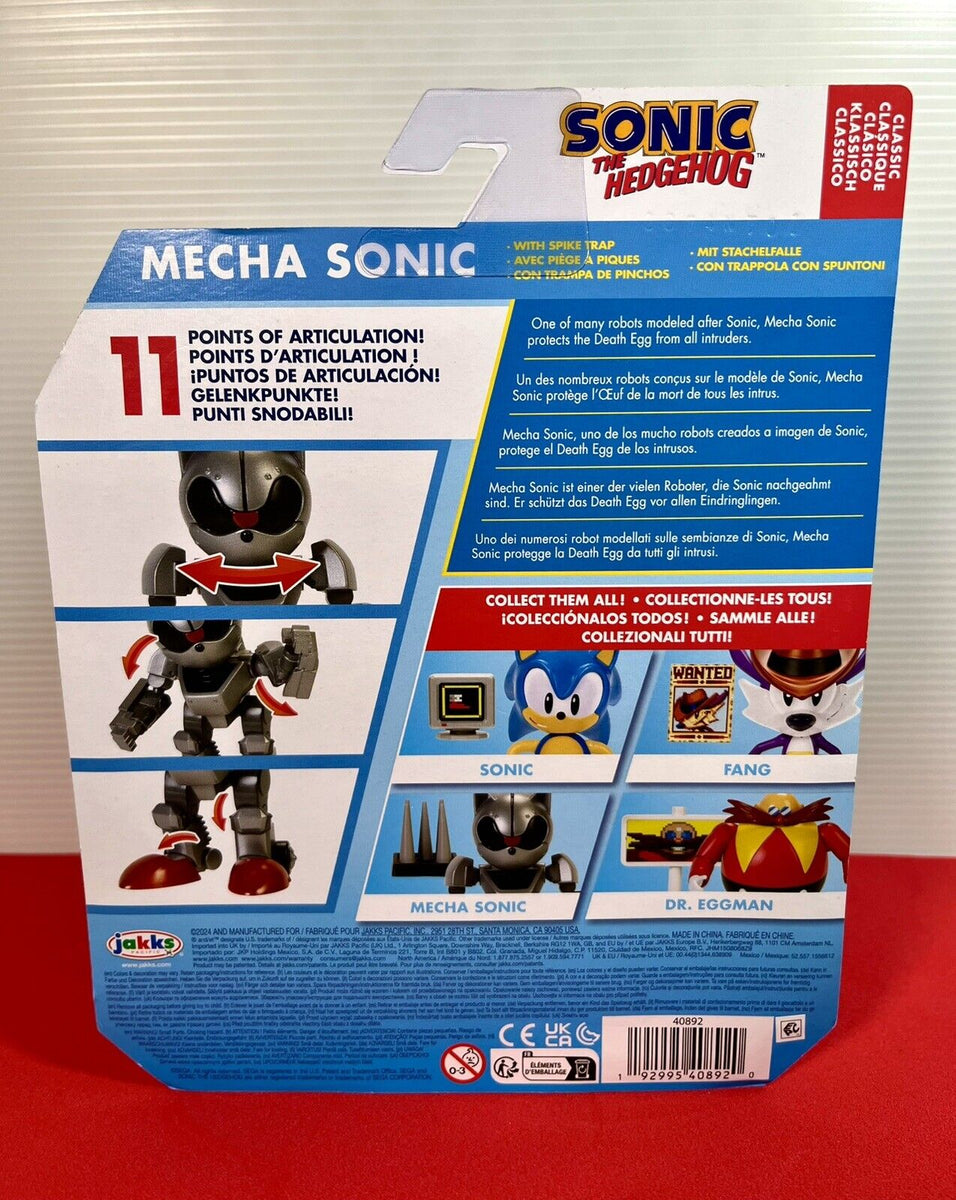 2024 JAKKS Pacific Sonic the Hedgehog Classic Figure - MECHA SONIC (Sp ...