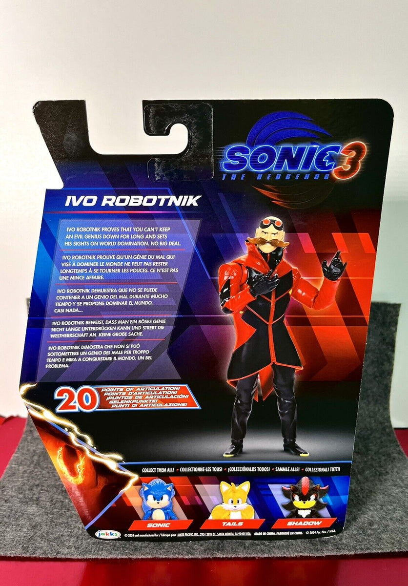 2024 JAKKS Pacific - Sonic the Hedgehog 3 (Movie) - IVO ROBOTNIK / DR ...