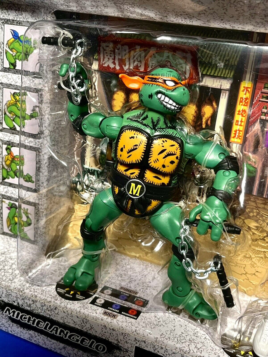 2022 Street Fighter II vs TMNT Bundle- LEONARDO VS. RYU, MICHELANGELO ...