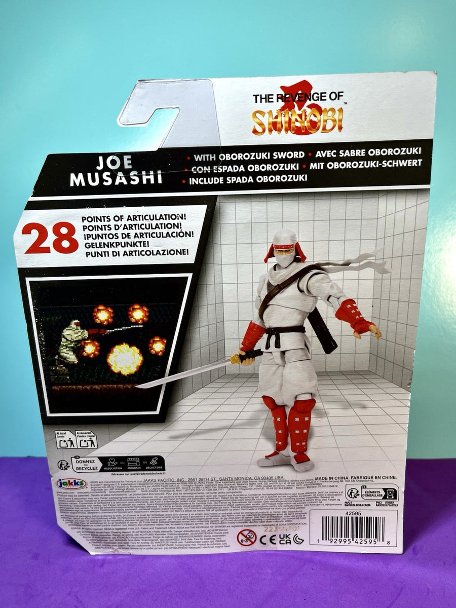 2025 JAKKS Pacific SEGA - The Revenge of Shinobi: JOE MUSASHI (Oborozu ...