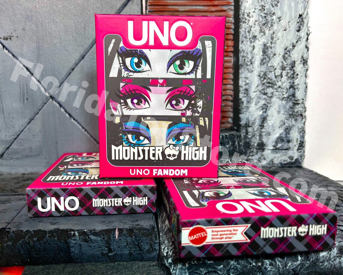 2024 UNO Fandom - Monster High Card Game - Brand New - Exclusive ...