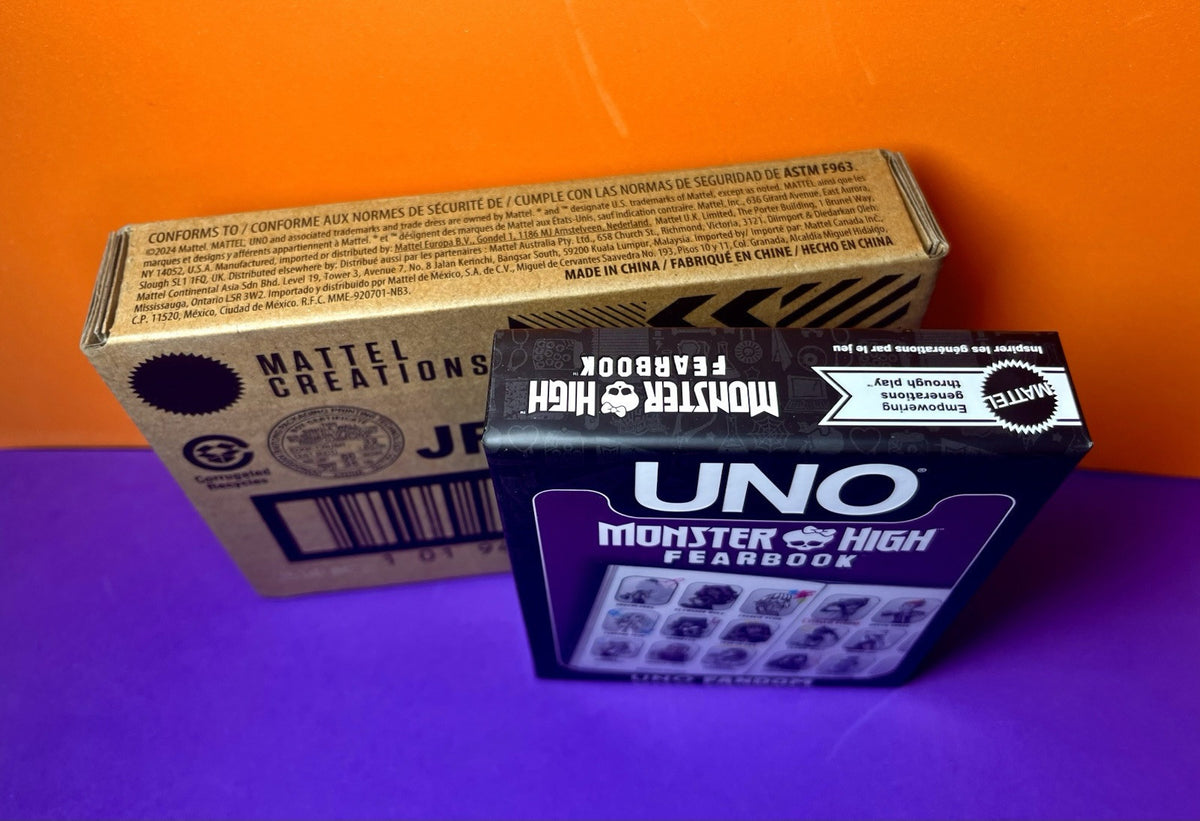 2025 UNO Fandom - Monster High Fearbook Deck Card Game - Exclusive ...