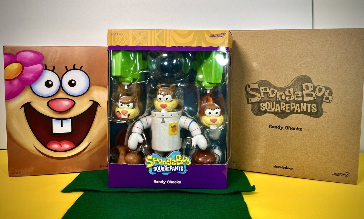 2022 Super7 Ultimates - SpongeBob Squarepants - SANDY CHEEKS Action Fi ...