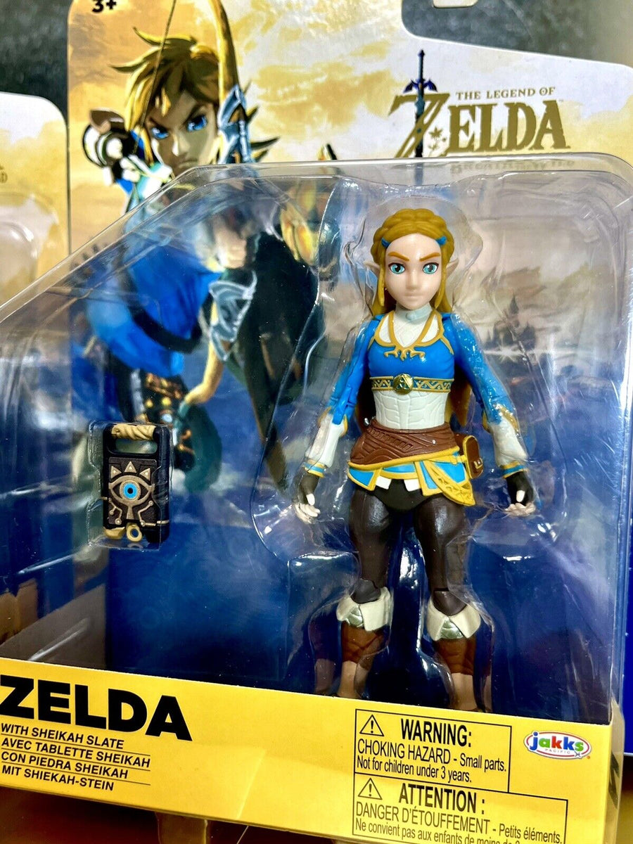 2023 JAKKS World of Nintendo - Breath of the Wild - LINK & ZELDA Figur ...