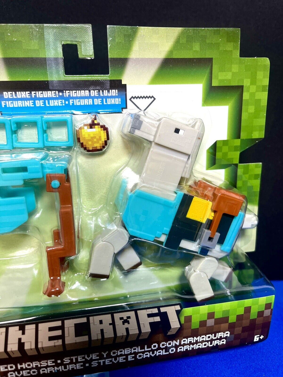 2023 Minecraft Build-a-Portal Action Figure 2-Pack: STEVE AND ARMORED ...