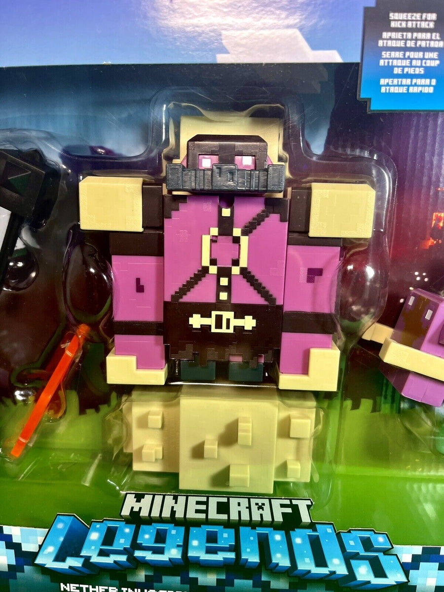2023 Minecraft Legends - Nether Invasion Playset (w/ Portal Guard Atta ...