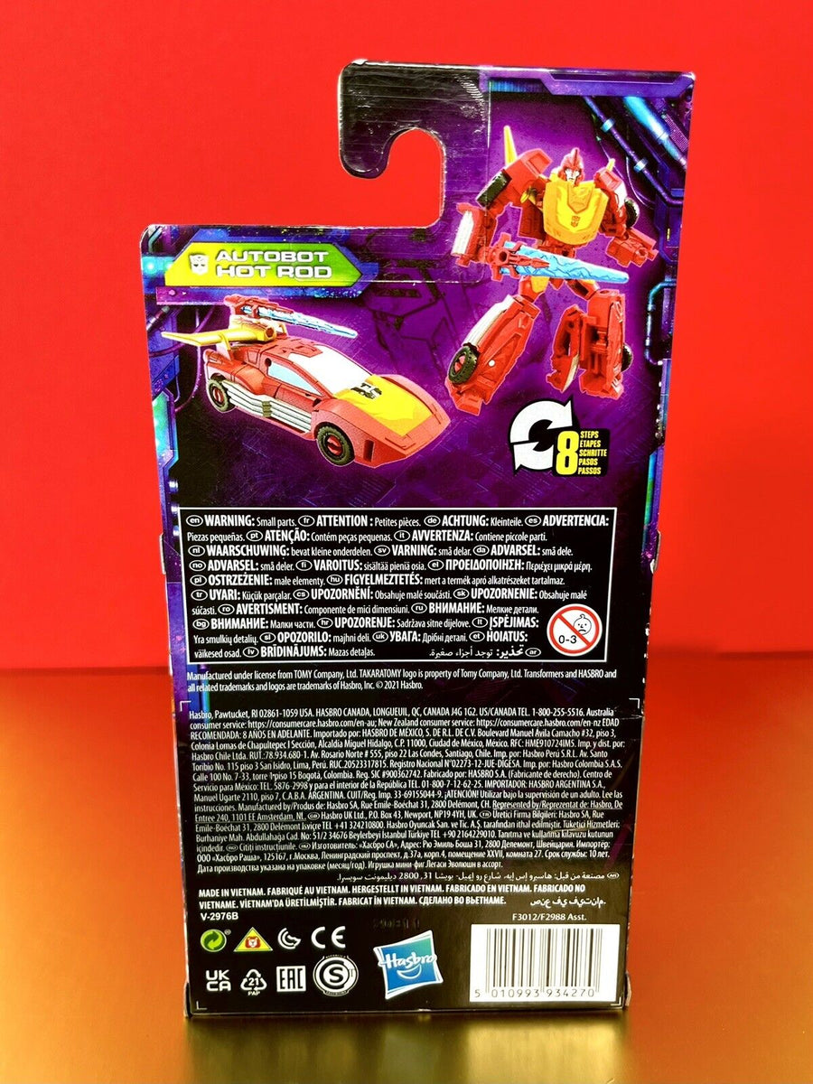 2021 Hasbro - Transformers Legacy Core Class - Autobot HOT ROD Mini Fi ...