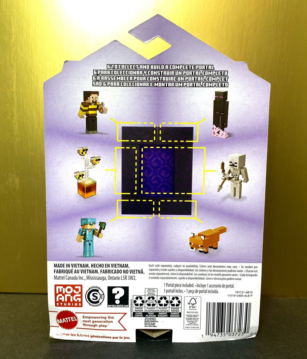 2022 Minecraft Build-a-Portal Action Mini Figures: BEES – Florida Toy Store