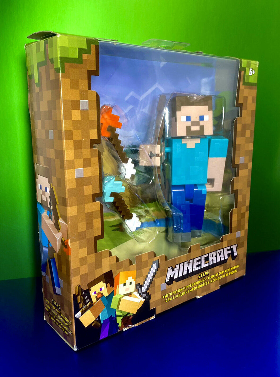 2018 Mattel Minecraft - STEVE with Potion Tipped Arrows! – Florida Toy ...